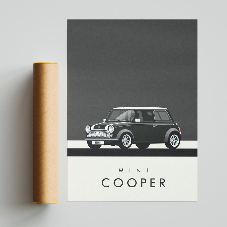 Mini Cooper Poster DIGITAL DOWNLOAD Print at Home Mini Mk1 - Etsy