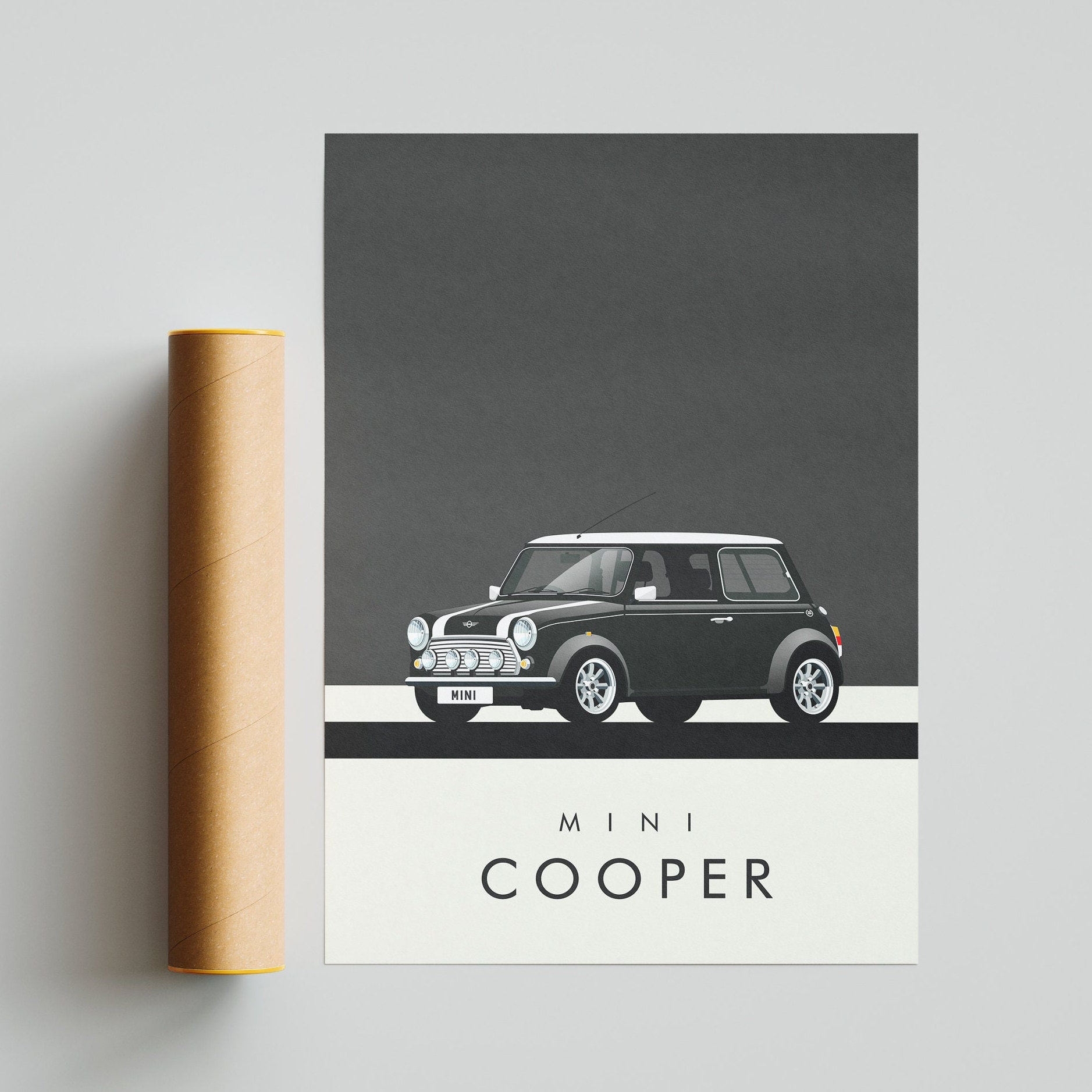 Mini Cooper Mk1 Classic Poster CUSTOMISABLE and Personalised - Etsy UK