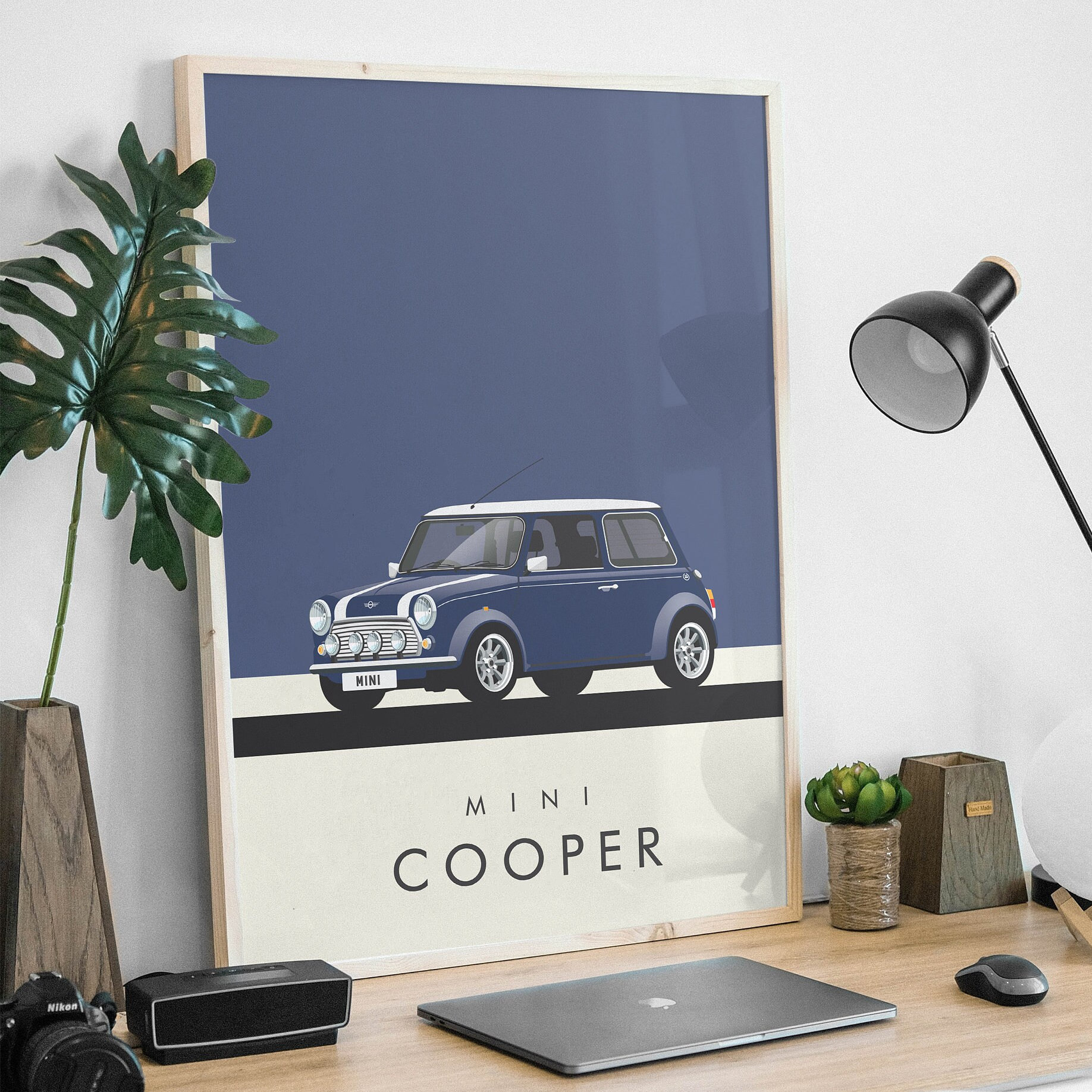 Mini Cooper Mk1 Classic Poster | CUSTOMISABLE and Personalised Add Your ...