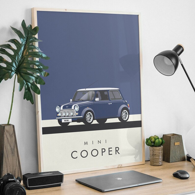 Mini Cooper Poster DIGITAL DOWNLOAD Print at Home Mini Mk1 - Etsy