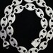 Iced Out Men's Chain Made in 925 Sterling Silver Embellished With ...