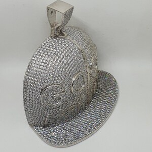 Iced Out Goon Affiliated Letter Customized CAP Shape Fully Studded 925 ...