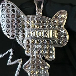 3D Cartoon Shaped Pendant Made in 925 Sterling Silver Studded With VVS ...