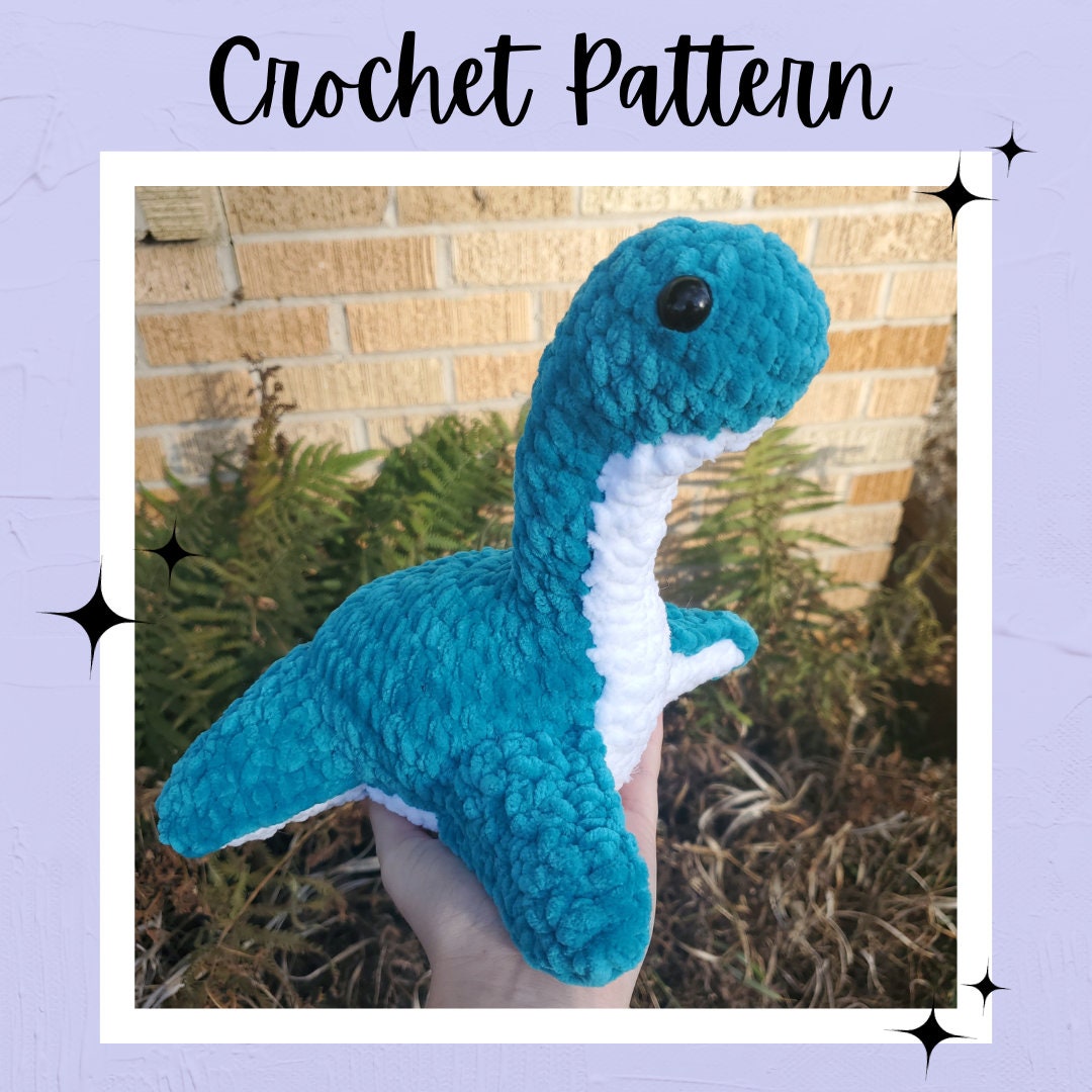 Nessie/loch Ness Monster Crochet Pattern - Etsy