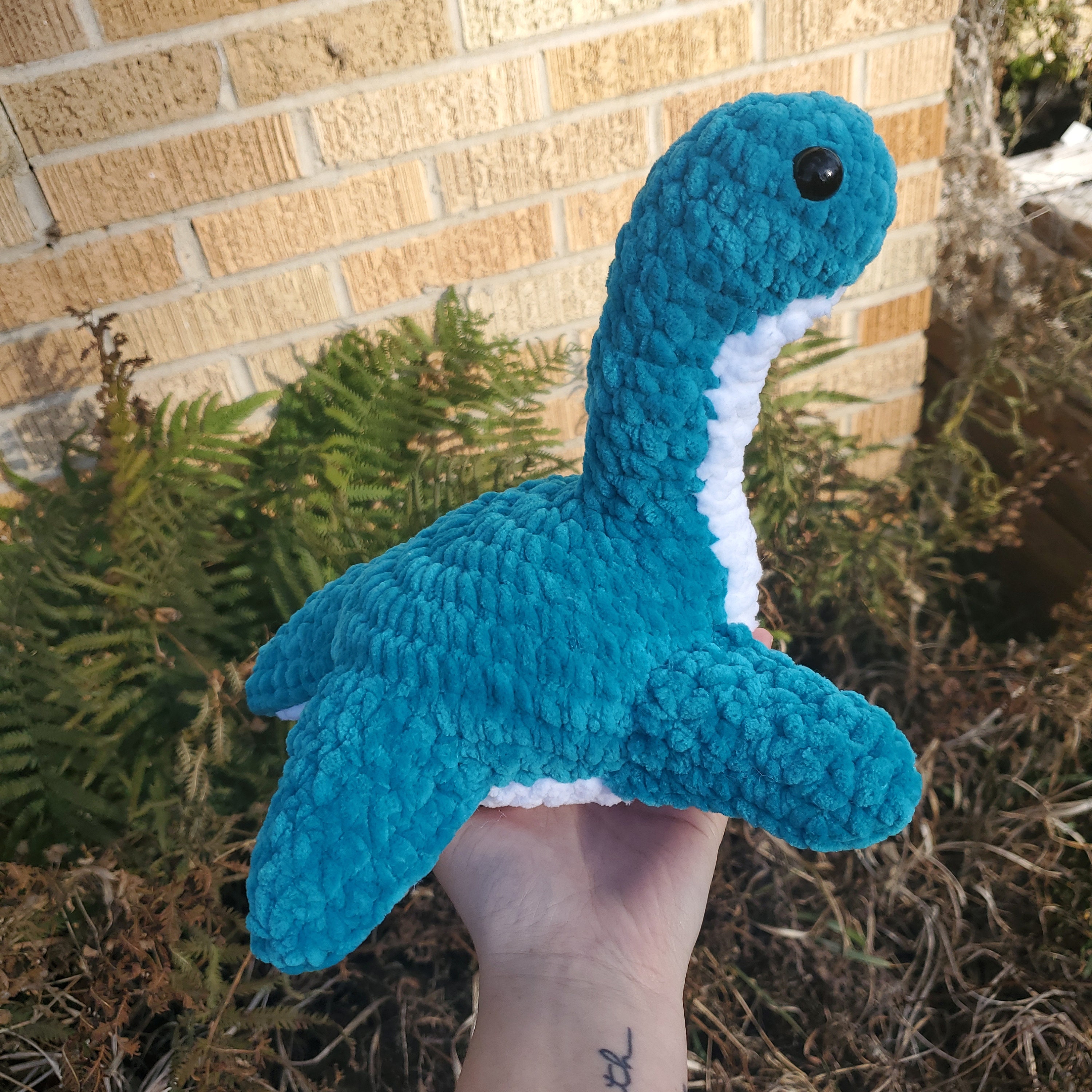 Nessie/loch Ness Monster Plushie Amigurumi Stuffed Animal - Etsy