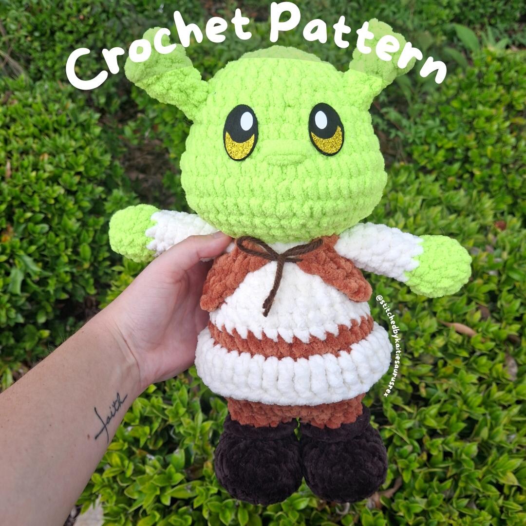 Ogre Crochet Pattern - Etsy