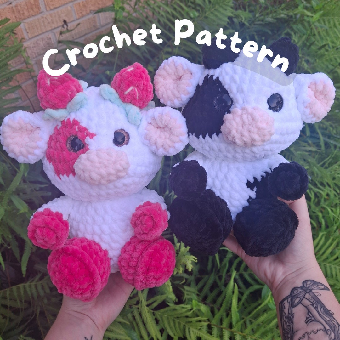 Cow / Strawberry Cow Crochet Pattern - Etsy