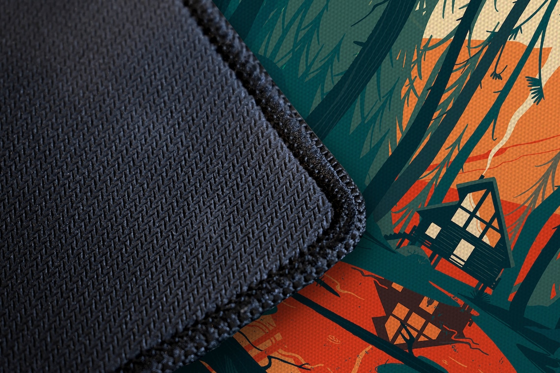 After the Rain Desk Mat Giant Mouse Pad Original Artwork - Etsy