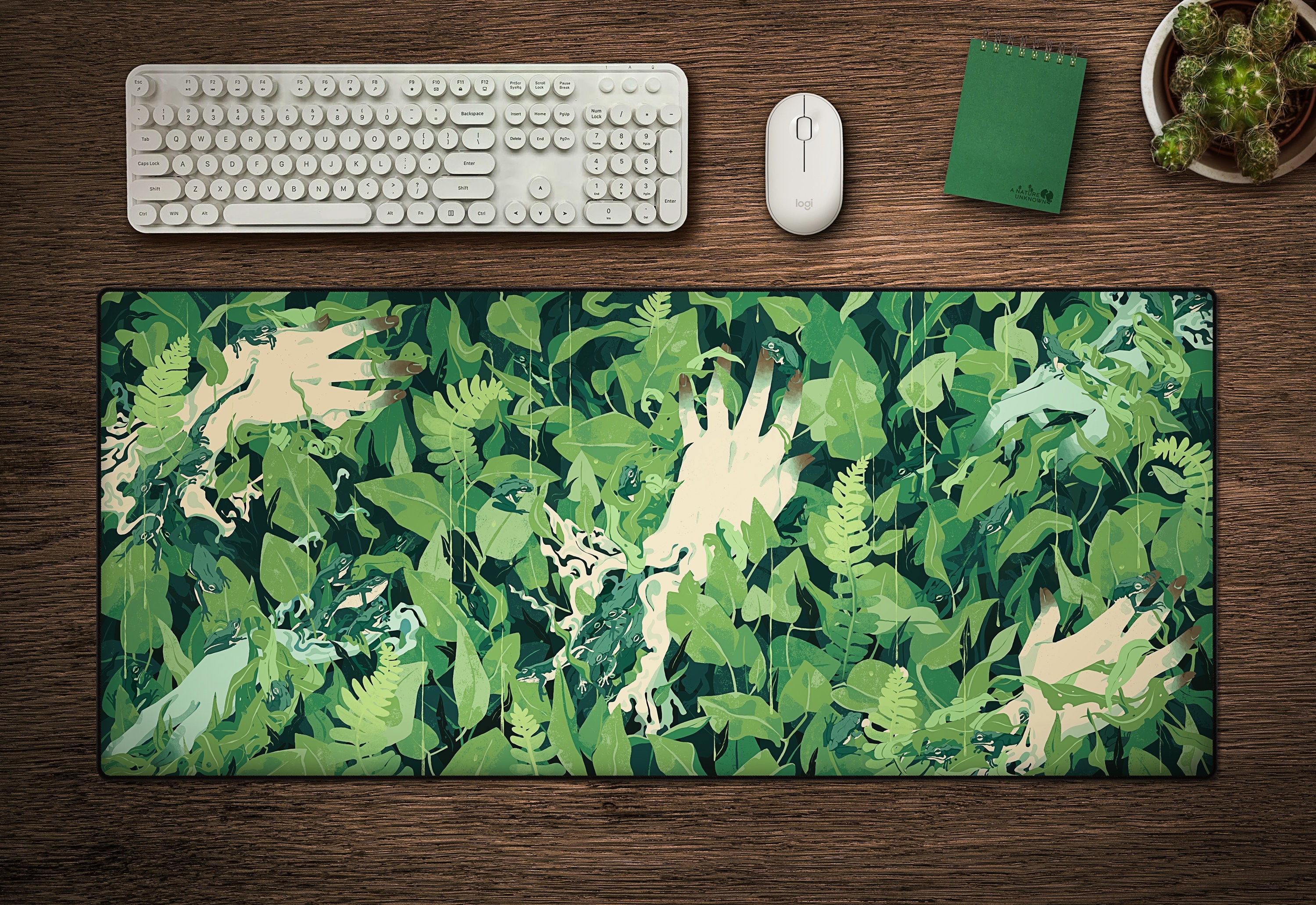 Petrichor Desk Mat Giant Mouse Pad Original Artwork - Etsy