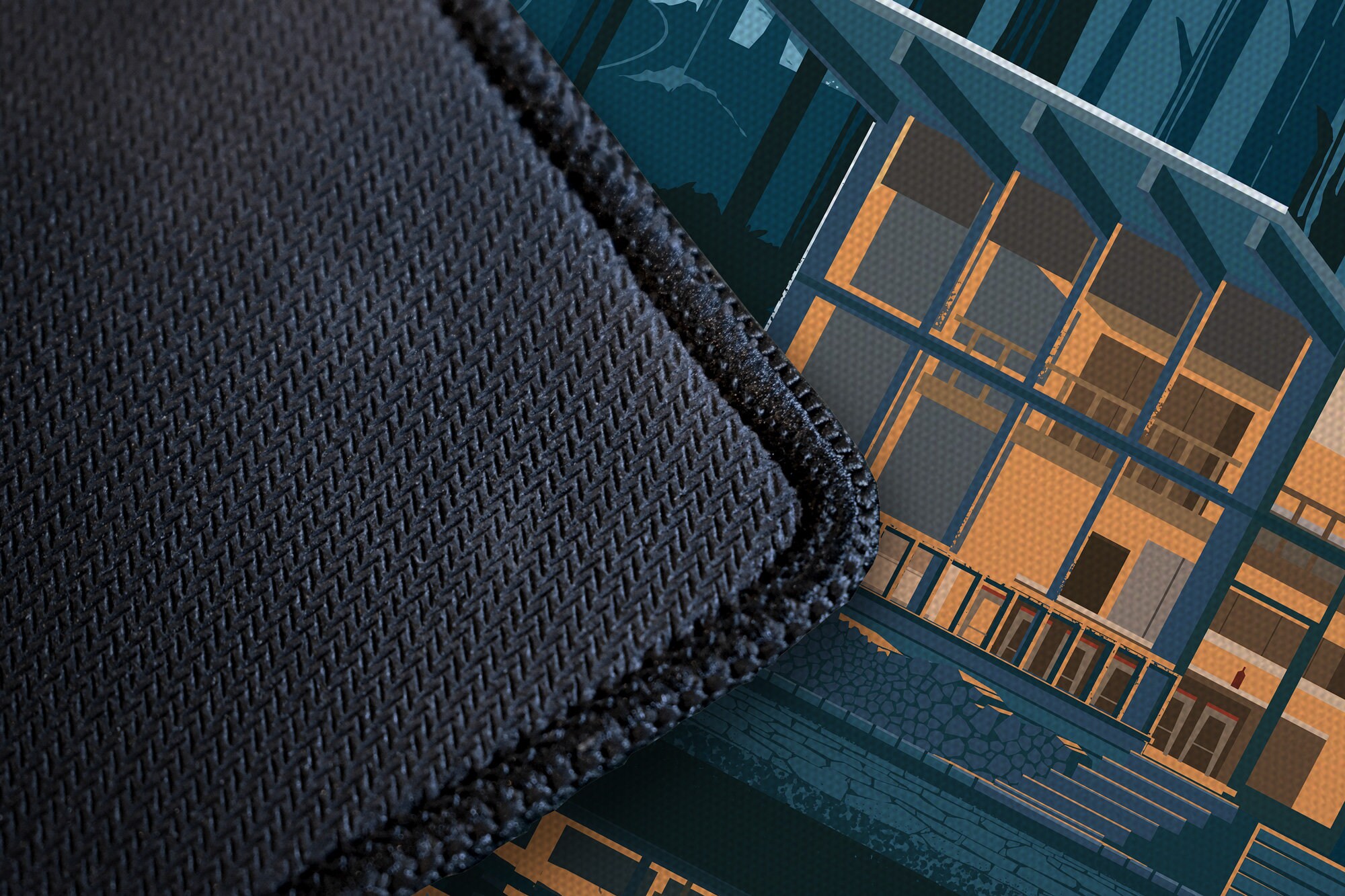 Cabin Nights Desk Mat Giant Mouse Pad Original Artwork - Etsy