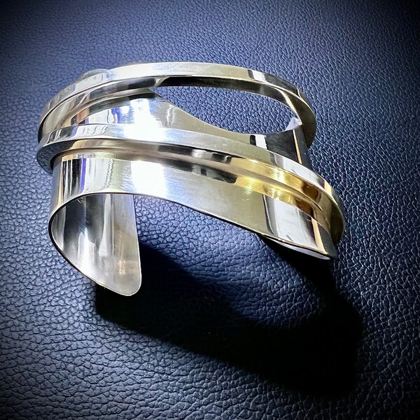 925 Sterling Silver Cuff Bracelet - Etsy