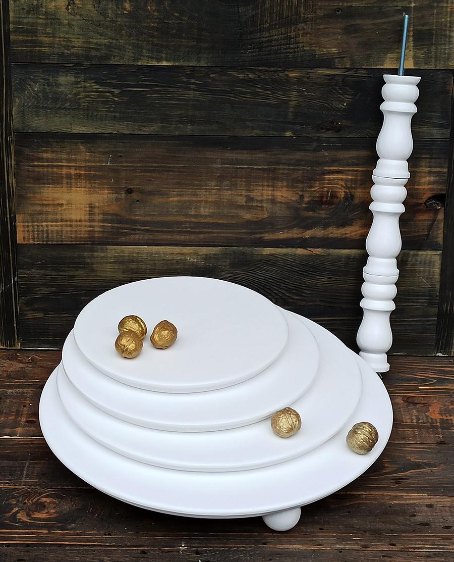 4 Tier Cupcake Stand, Wedding Cake Stand, Sake Stand, Wooden Sake Stand ...