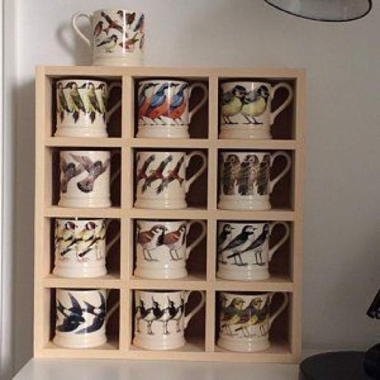 Coffee Mug Shelves Tea Cup Shelf Mug Cubby Wall Mounted - Etsy UK
