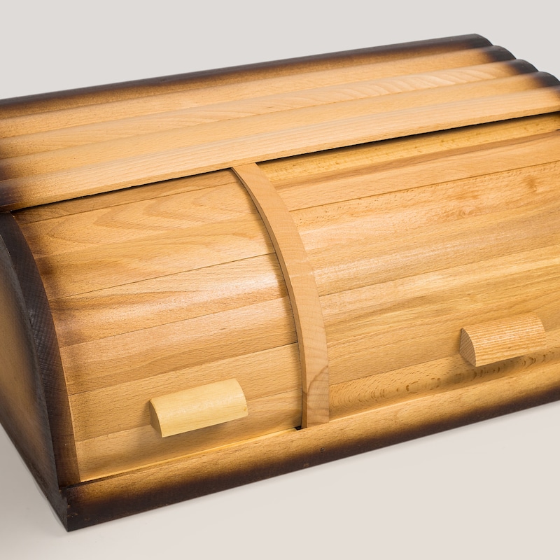 Wooden Bread Box - Etsy