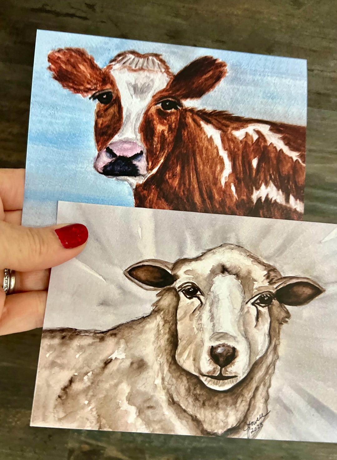 Farm Animal Cards, Farm Animals, Barnyard Cards, Cow Cards, Pig Cards ...