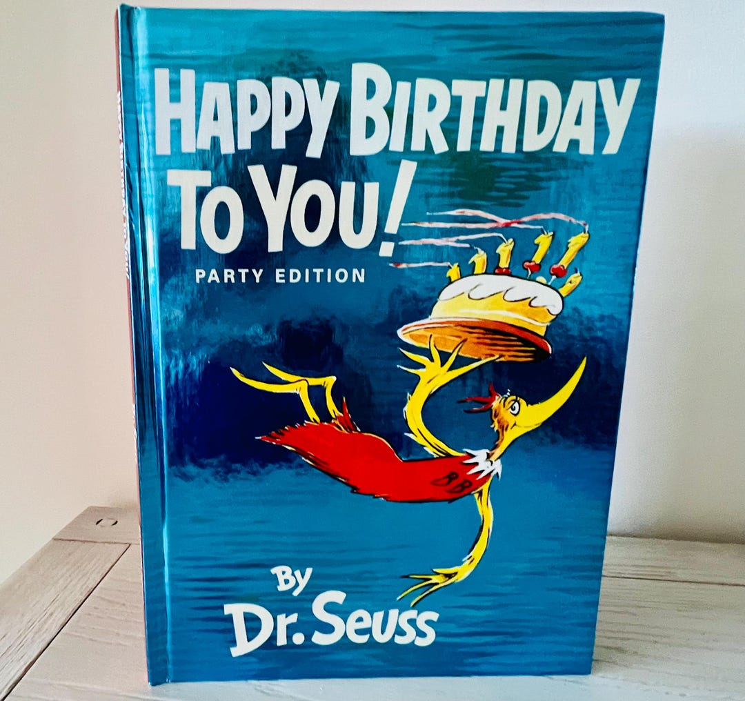 Happy Birthday Book, Dr. Seuss Books, Vintage Children's Books ...