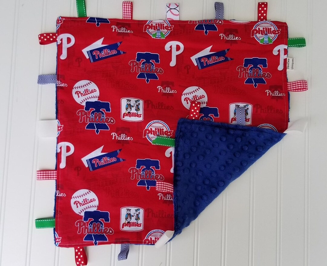 Philadelphia Phillies Tag Blanket - Small Baby Blanket - Etsy