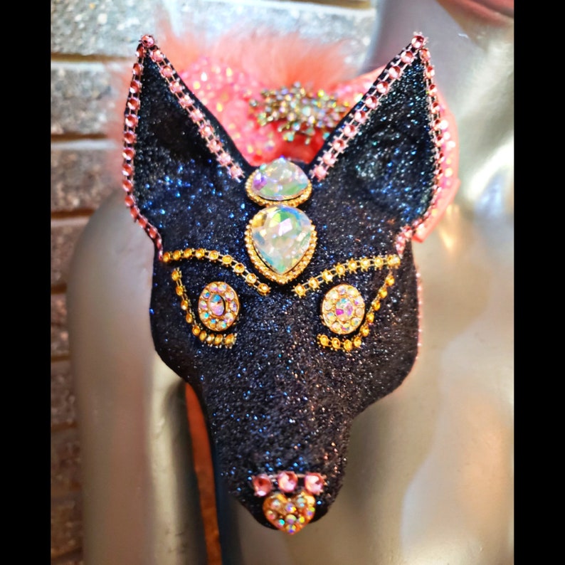 Foxy Bedazzled Burlesque Boa: Rhinestone & Faux Fur Stole - Etsy