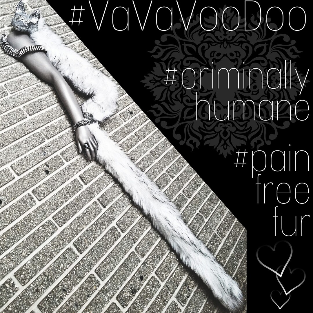 Foxy Bedazzled Burlesque Boa: Rhinestone & Faux Fur Stole - Etsy