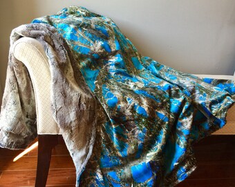 Adult minky blanket | Etsy