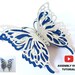 SVG Butterfly 3D Cut File Cricut Butterflies 3 Layered Templates 3D ...