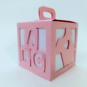 SVG Cut Files Favor Box Baby Shower Decor Cricut Silhouette Cameo Laser ...