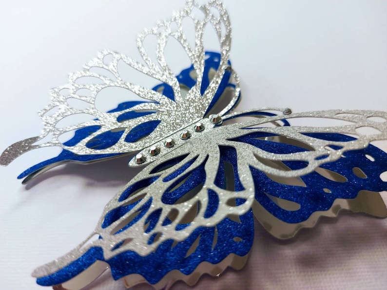 SVG Butterfly 3D Cut File Cricut Butterflies 3 Layered Templates 3D ...
