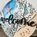 Coastal Beachfront Entry Sign for Beach House Decor Beach Front Door ...