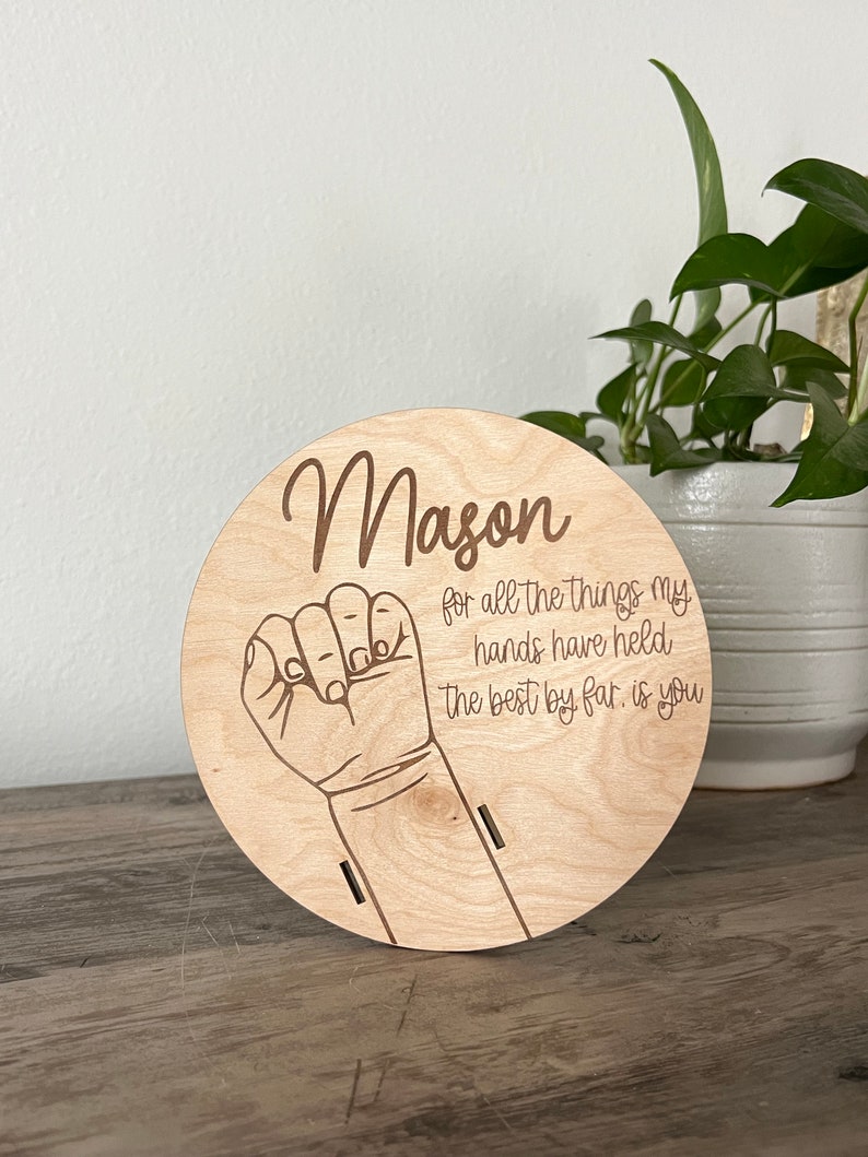 Custom Baby Hospital Bracelet Keepsake, Engraved Wooden Name Sign - Etsy