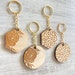 Personalized Floral Wooden Keychain Custom Cheetah Keychain - Etsy