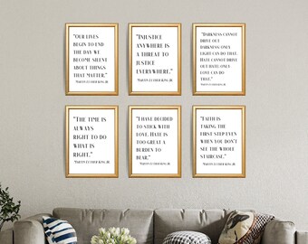 Martin Luther King Printable Quotes - Etsy