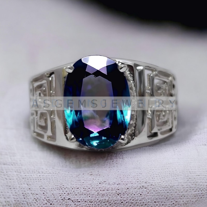 Alexandrite Ring Men - Etsy