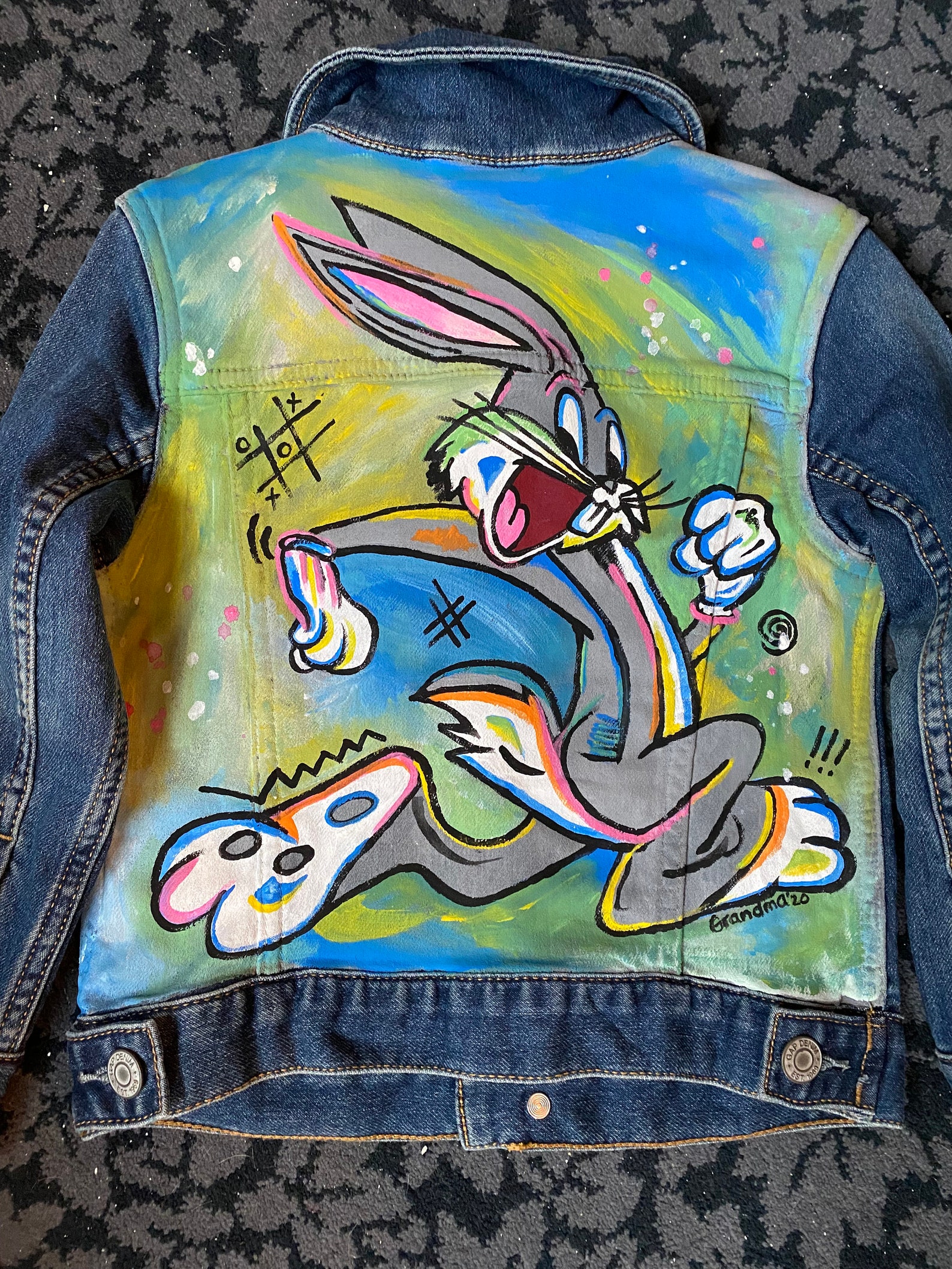 Custom Hand Painted Denim Jackets - Etsy