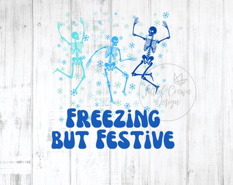 Freezing Skeleton - Etsy