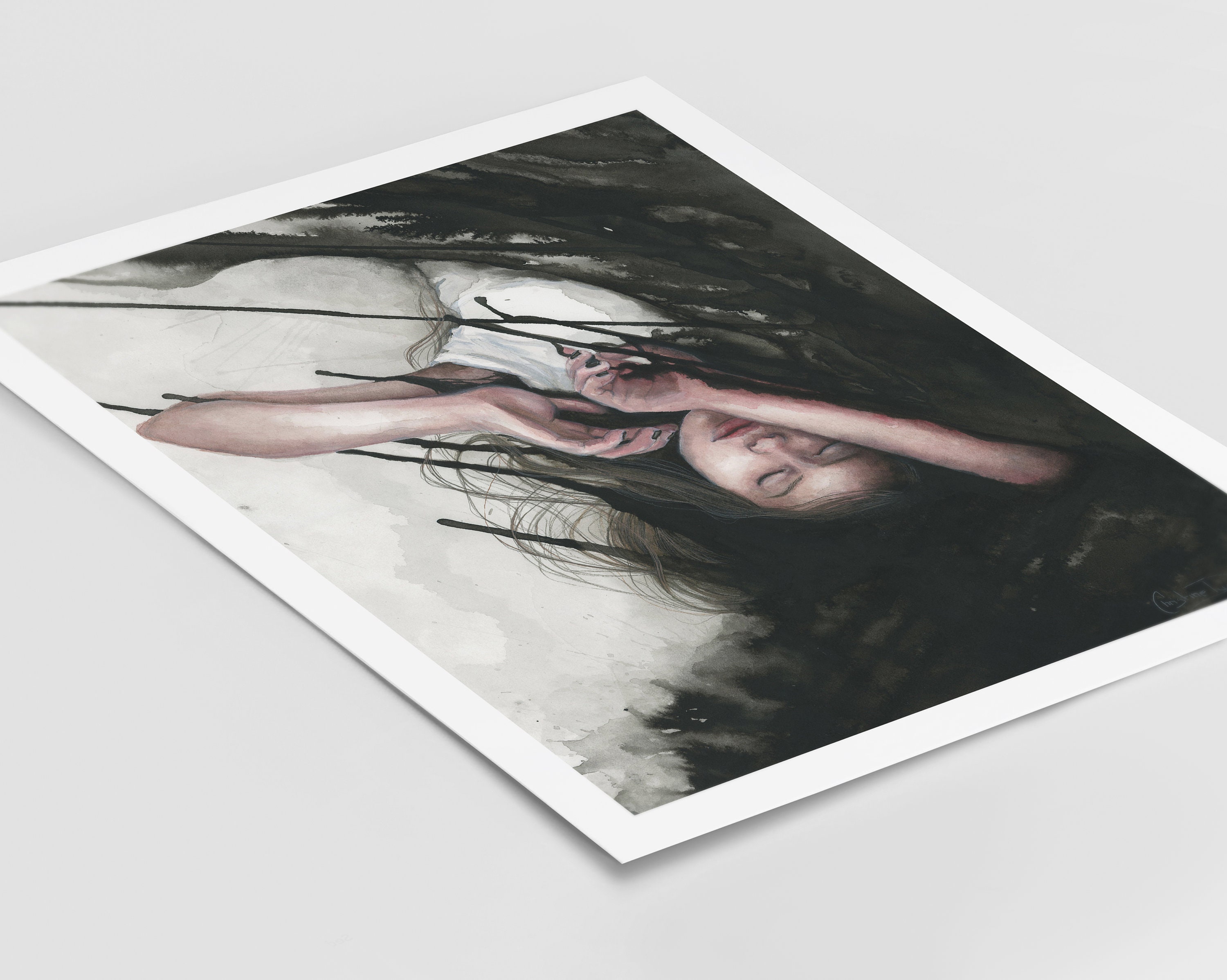 Desolations Descent: Print of Original Watercolor Painting. - Etsy