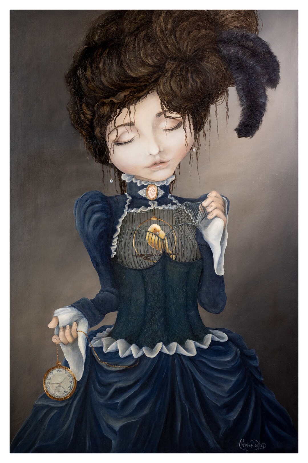 Let Go: Print of Original Oil Painting Figurative Painting - Etsy