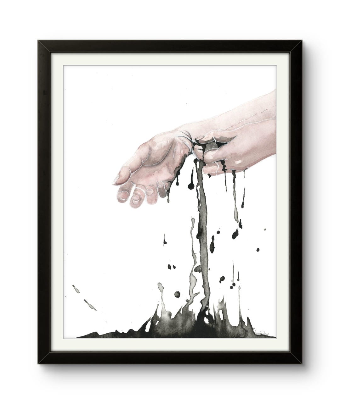 This Seam Undone: Print of Original Watercolor Painting. - Etsy