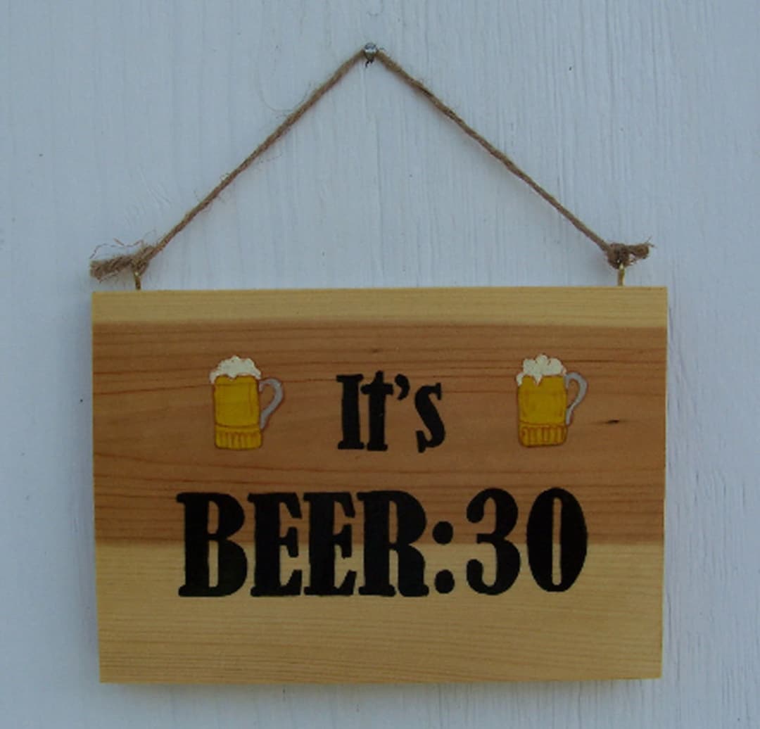 Its Beer:30 Sign - Etsy