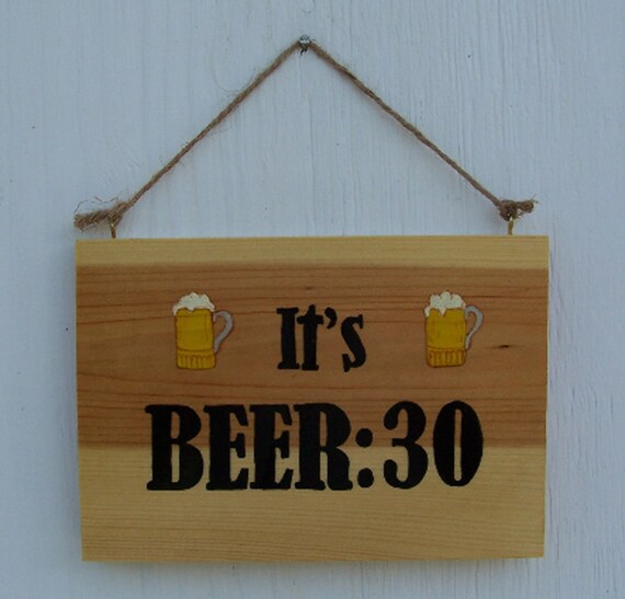 Its Beer:30 Sign - Etsy