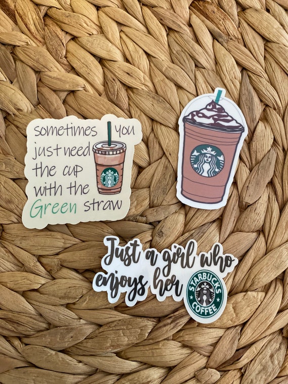 Starbucks Sticker Set/ Starbucks Sticker/ Enjoys Her - Etsy