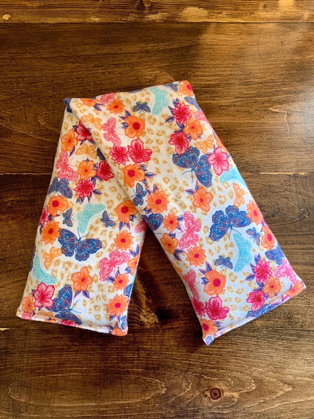 Butterfly and Leopard Print Rice Therapy Bag Cooling Therapy Heat ...