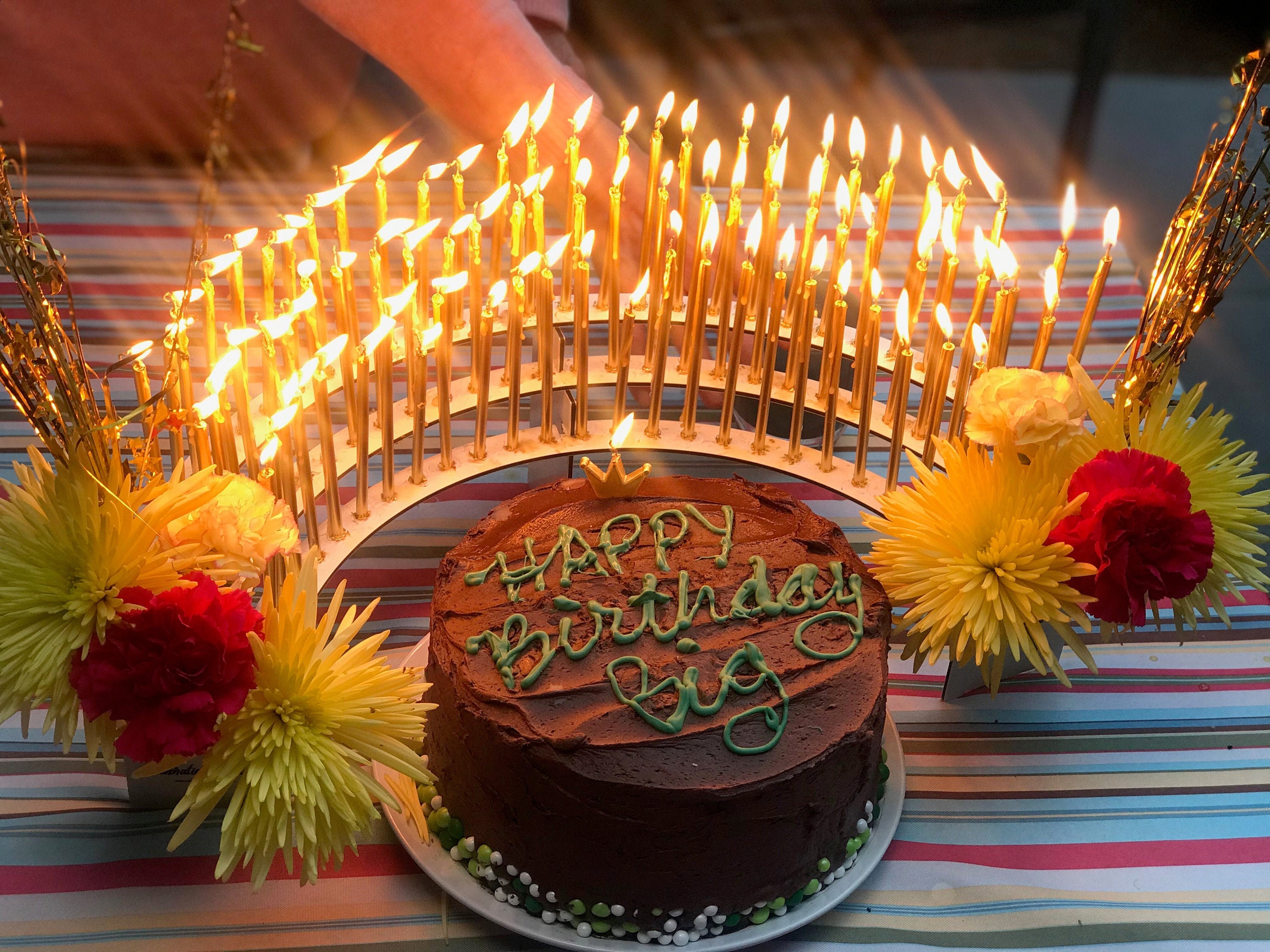 Clipart Of Birthday Cake With 50 Candles