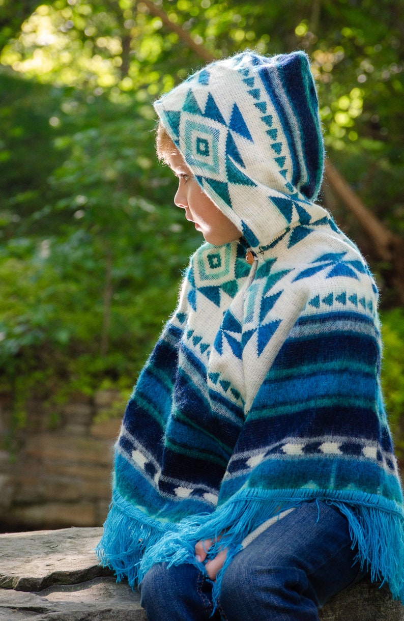 Unisex Kids Poncho Poncho Toddler Alpaca Native Poncho - Etsy