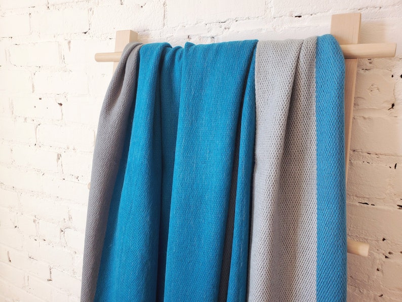 Alpaca Wool Blanket Boho Throw Blanket Color Block Blanket | Etsy