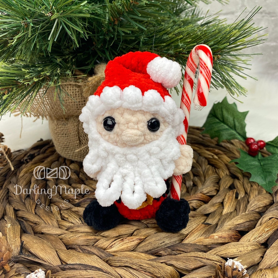 Lil’ Loops Santa - Plush Amigurumi Crochet Pattern / Crochet Stuffed ...