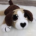 Crochet Pattern: "bentley" the Beagle Cuddler / Dog/ Puppy/ Amigurumi ...