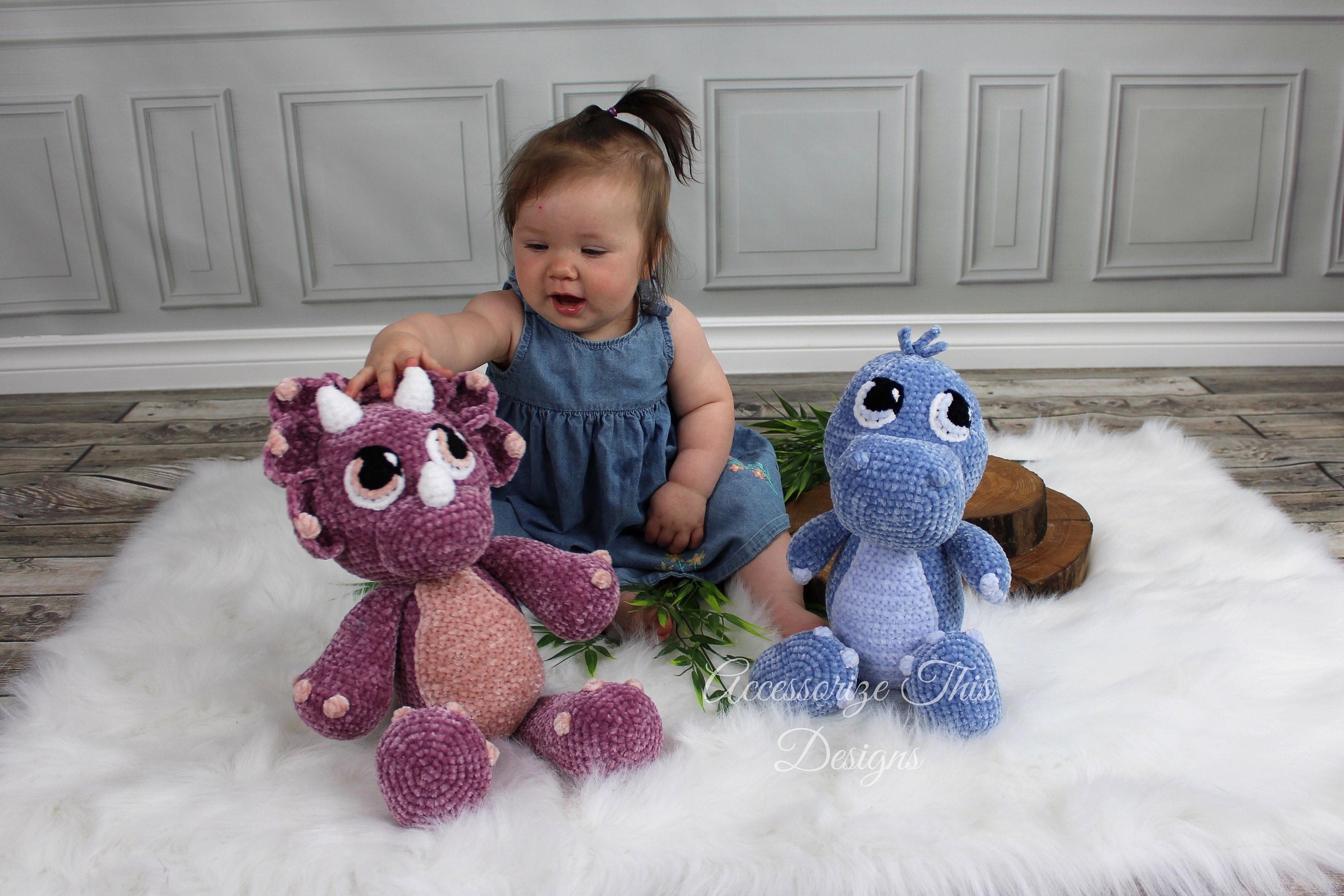 Crochet Pattern: rex the Dinosaur Cuddle Buddy/ | Etsy