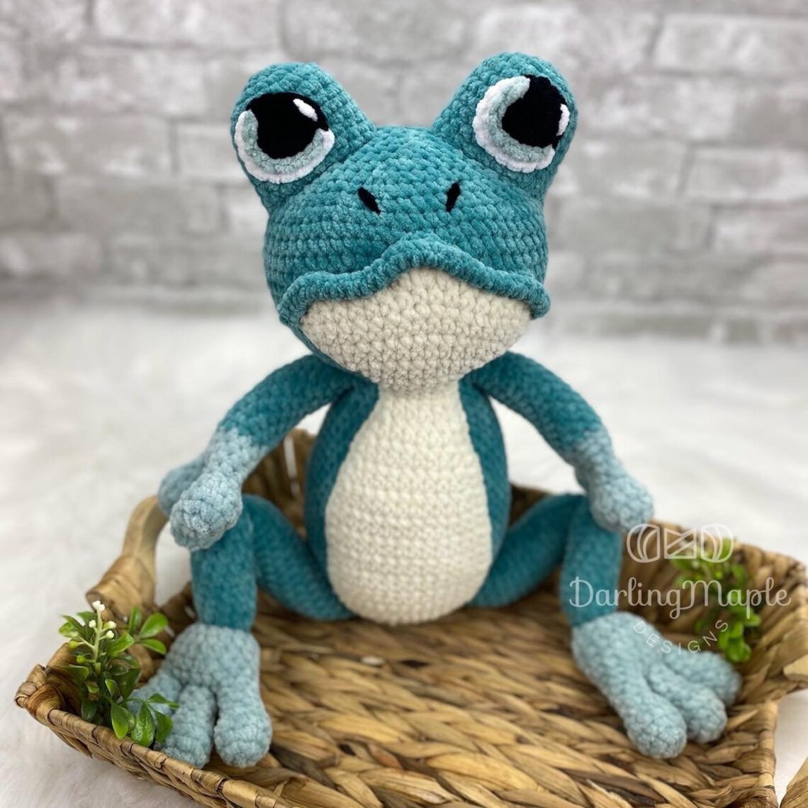 Crochet Pattern: ribbit the Frog Cuddle Buddy - Etsy