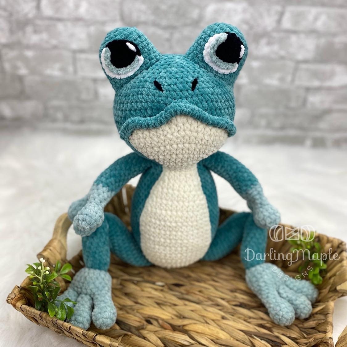 Crochet Pattern: ribbit the Frog Cuddle Buddy - Etsy