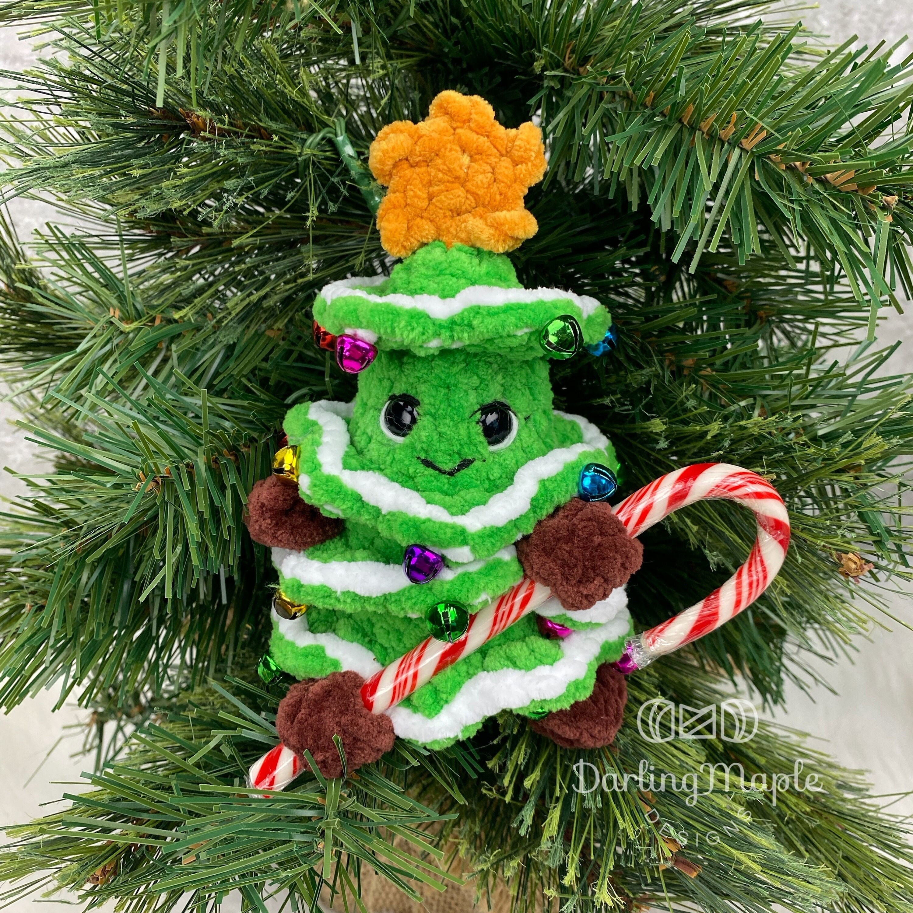 PDF Lil’ Loops Christmas Tree - Plush Amigurumi Crochet Pattern. Cute ...